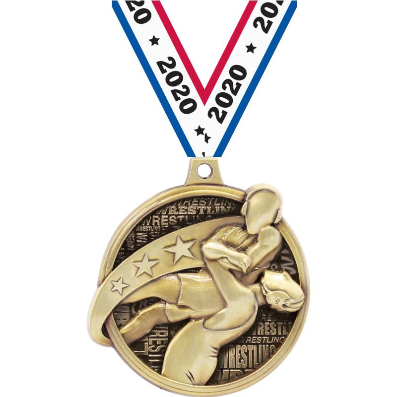 Wrestling Trophies | Wrestling Medals | Wrestling Plaques and Awards