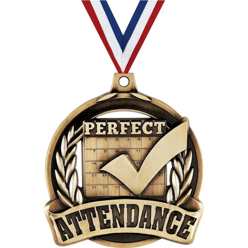 Attendance Trophies - Attendance Medals - Attendance Plaques and Awards