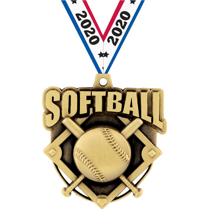 Softball Medals - Crown Awards