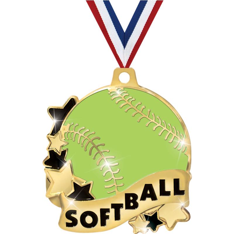 Softball Medals - Crown Awards