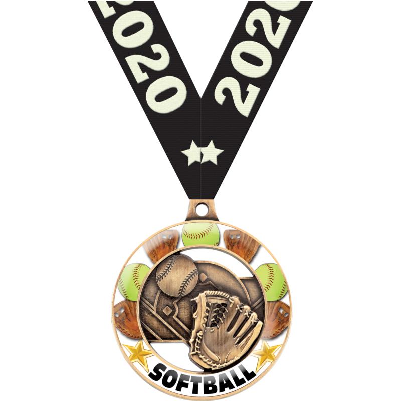 Softball Medals - Crown Awards