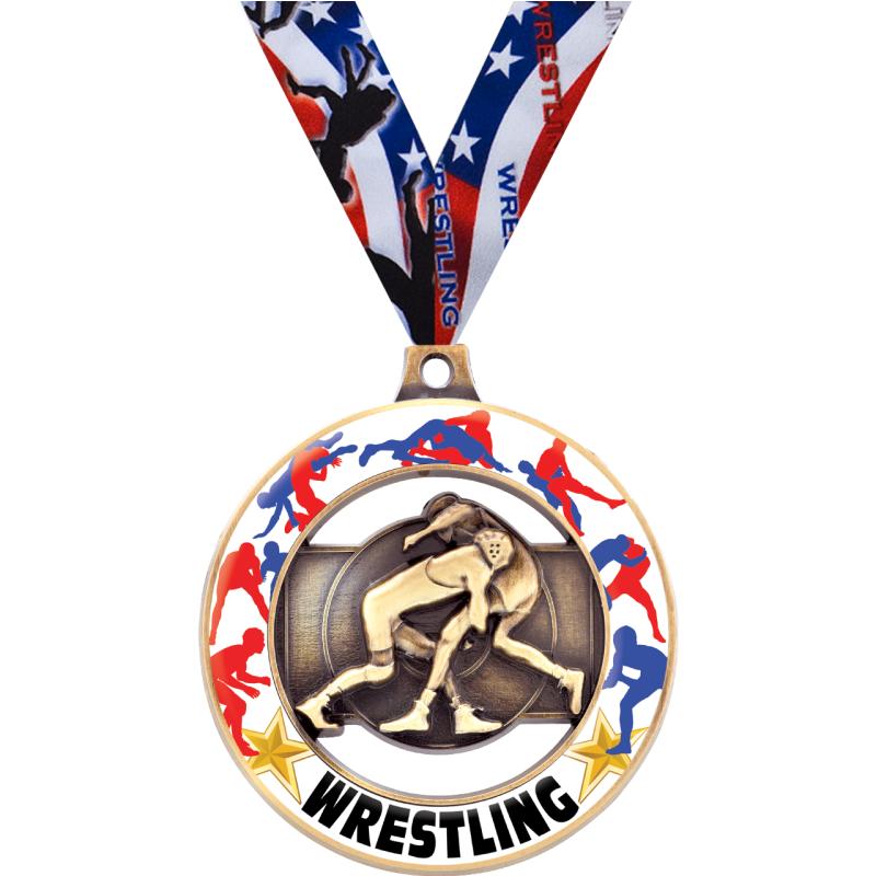 Wrestling Trophies - Wrestling Medals - Wrestling Plaques and Awards