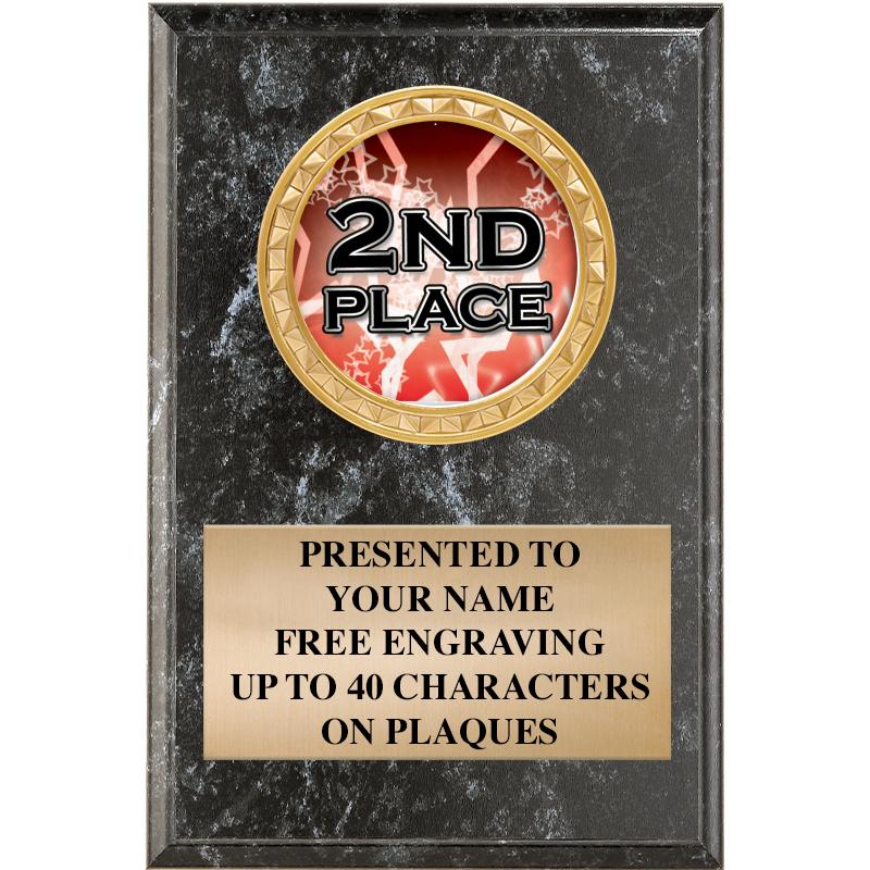 2nd Place Plaques - Crown Awards