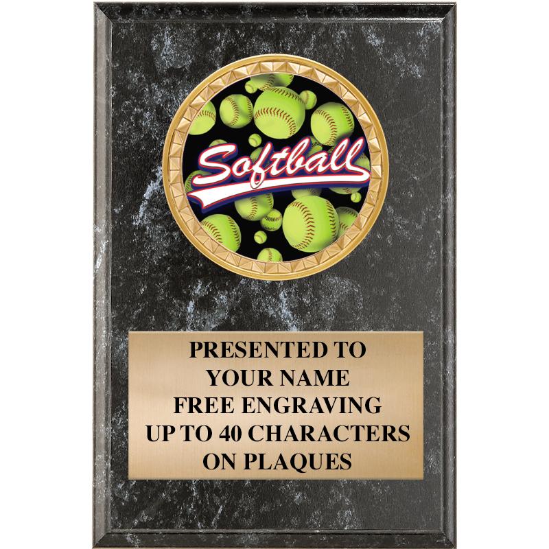 Softball Plaques - Crown Awards