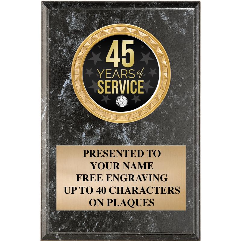 Years of Service Plaques - Crown Awards