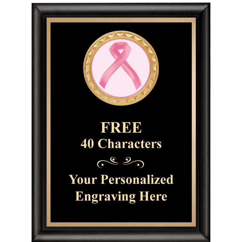Breast Cancer Awareness Plaques - Crown Awards