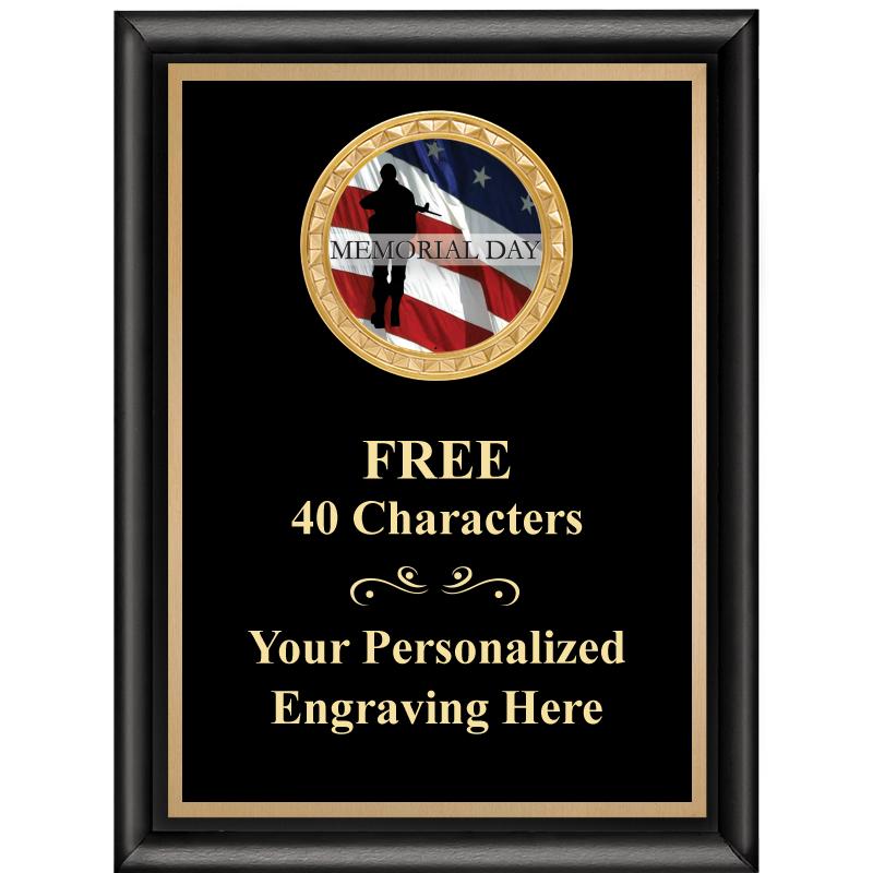 Memorial Day Plaques - Crown Awards