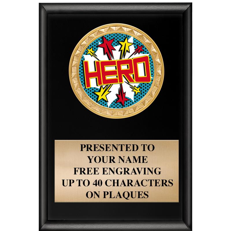Hero Awards Plaques - Crown Awards