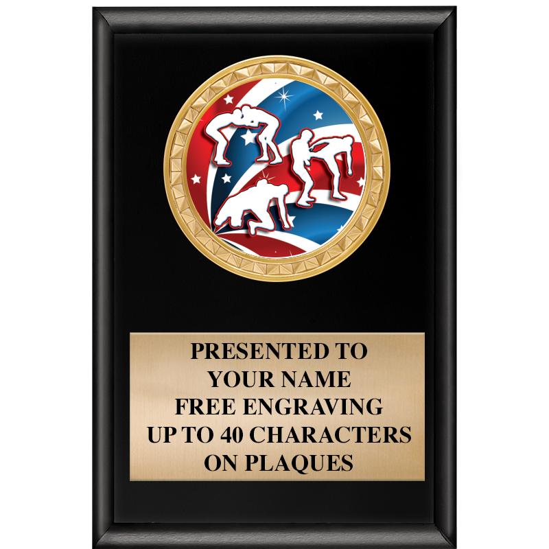 Wrestling Plaques - Crown Awards