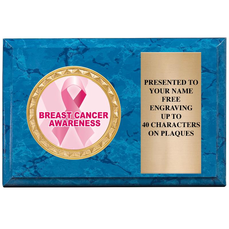 Breast Cancer Awareness Plaques - Crown Awards