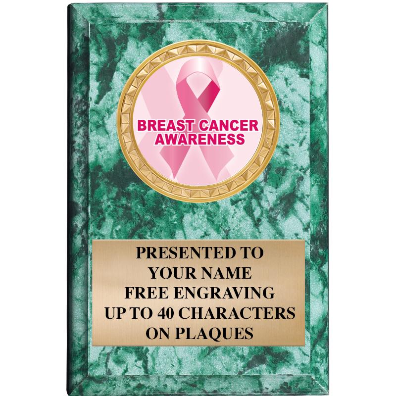 Breast Cancer Awareness Plaques - Crown Awards