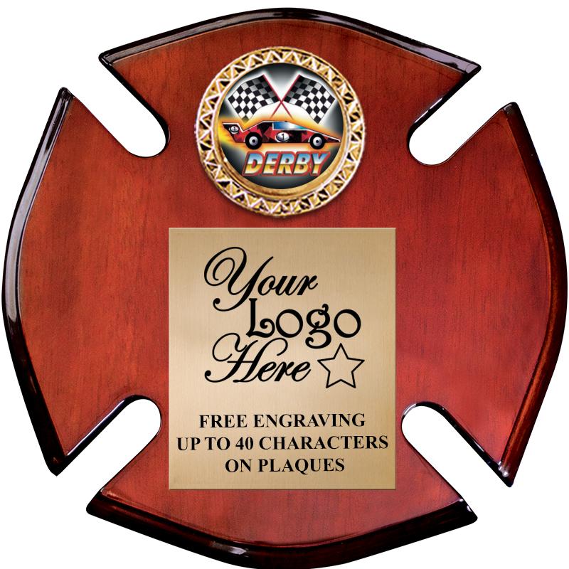 Pinewood Derby Plaques - Crown Awards