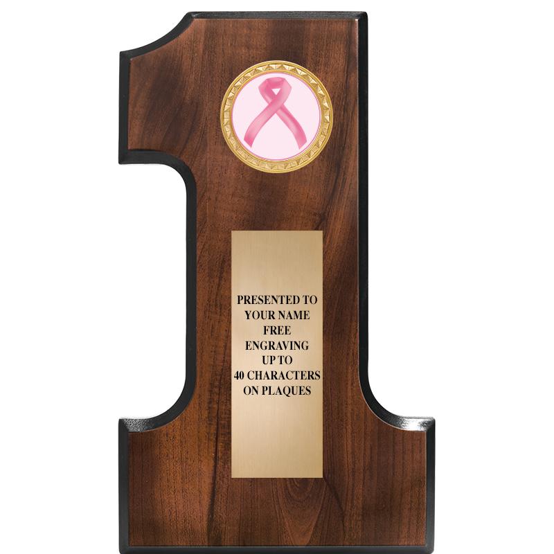 Breast Cancer Awareness Plaques - Crown Awards