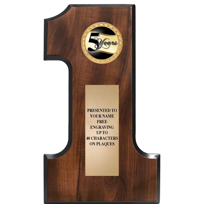 Years of Service Plaques - Crown Awards