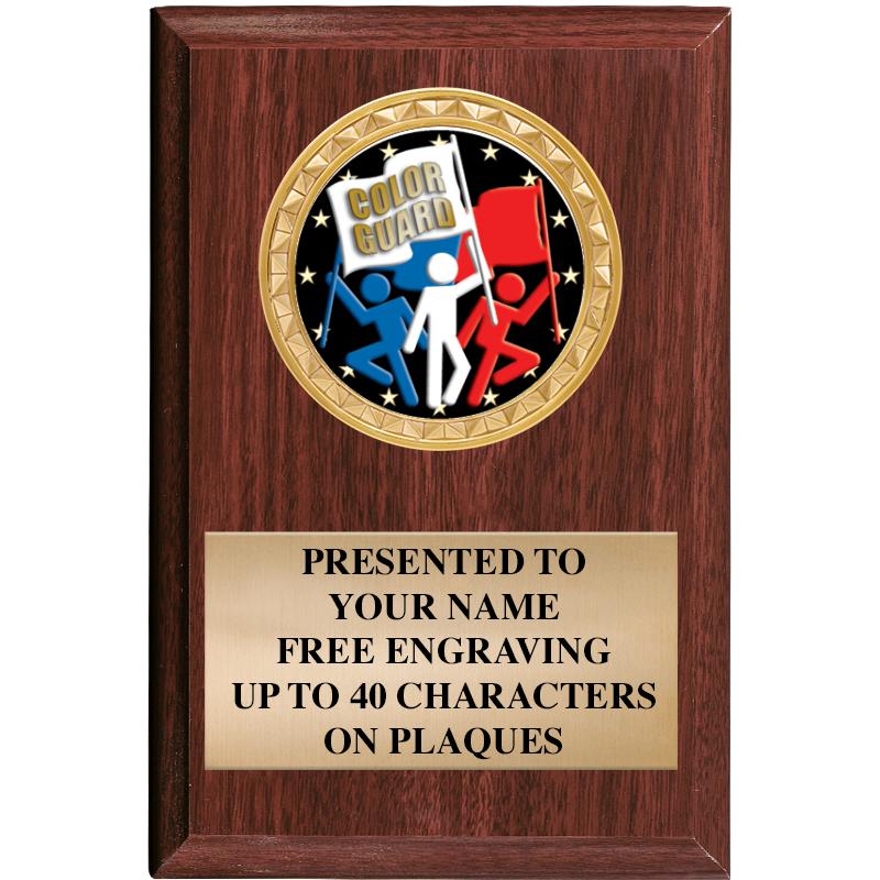 Color Guard Plaques - Crown Awards