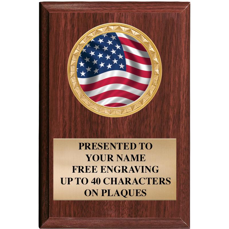 American Flag Plaques Patriotic/Military – Yancer Woodworks