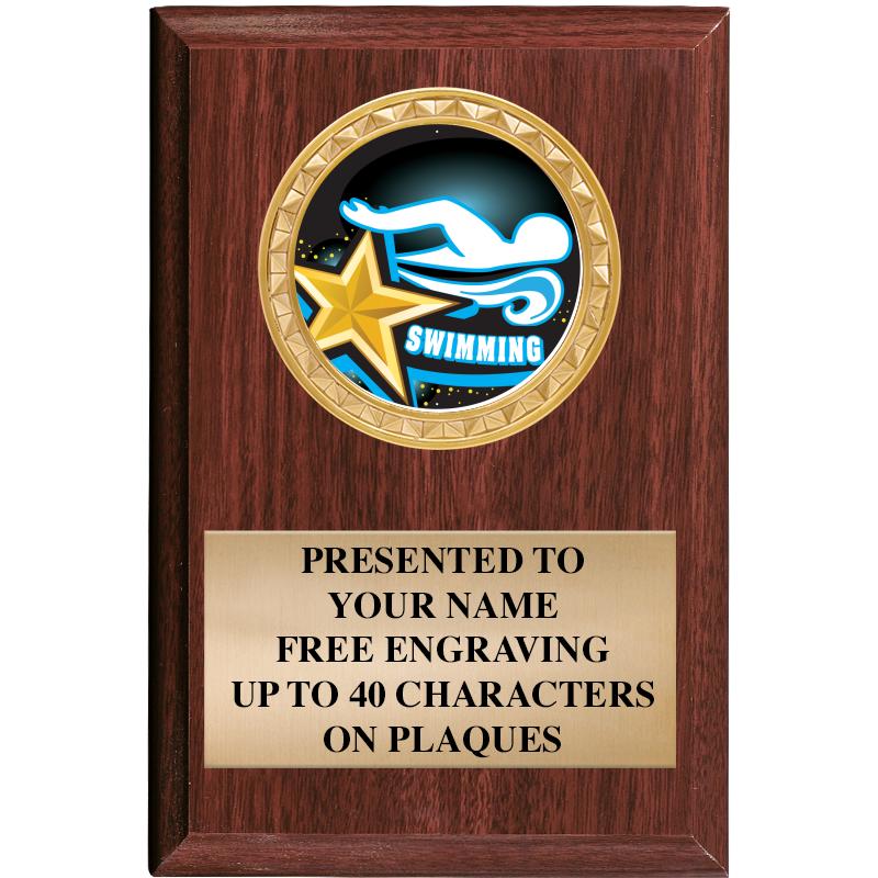 Swimming Plaques - Crown Awards