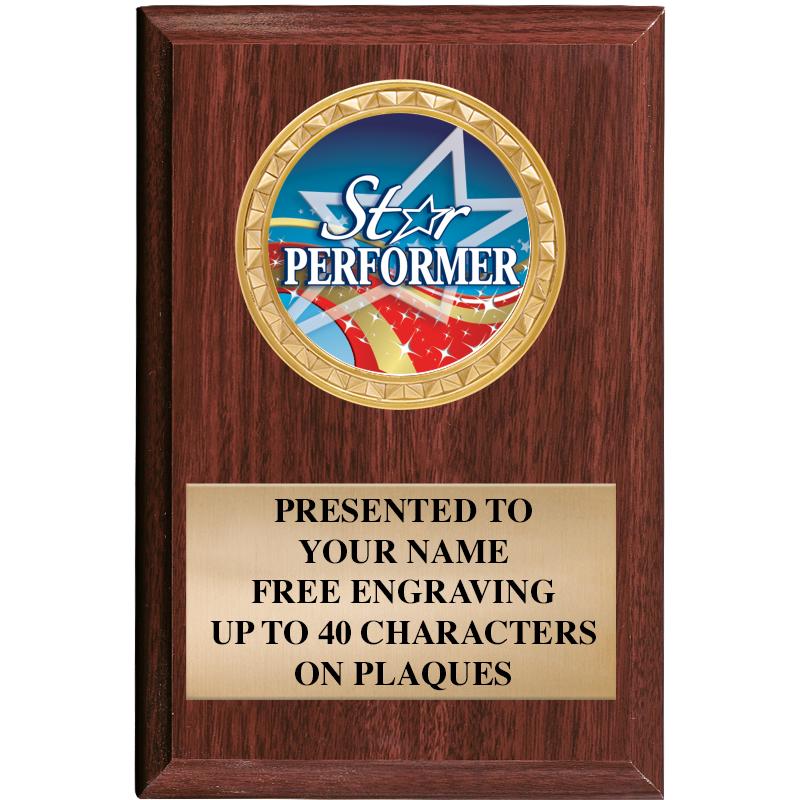 Star Performer Plaques - Crown Awards