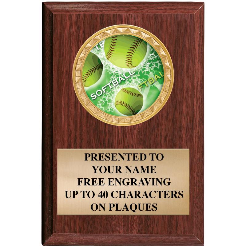 Softball Plaques - Crown Awards