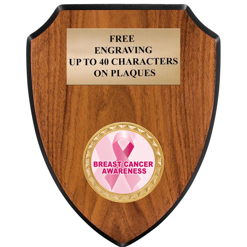 Breast Cancer Awareness Plaques - Crown Awards