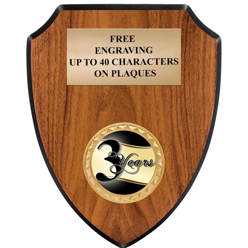 Years of Service Plaques - Crown Awards