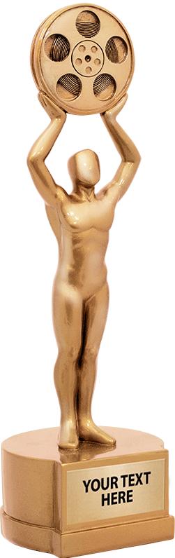 gold trophy statue