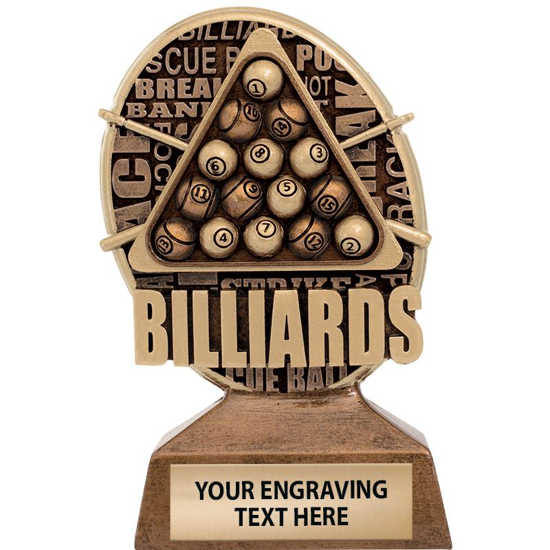Billiards Trophies | Billiards Medals | Billiards Plaques and Awards
