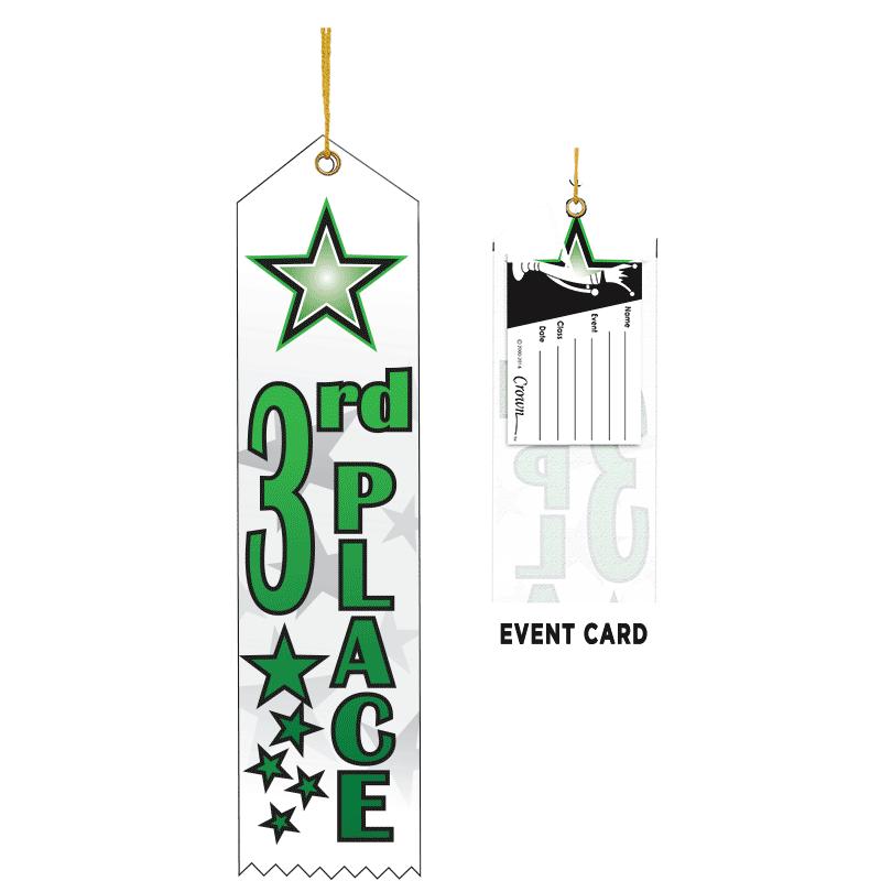 3rd Place Ribbons - Crown Awards