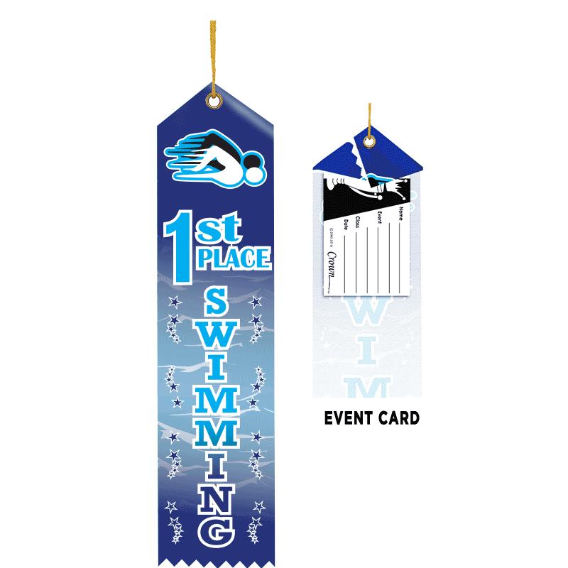Swimming Ribbons - Crown Awards