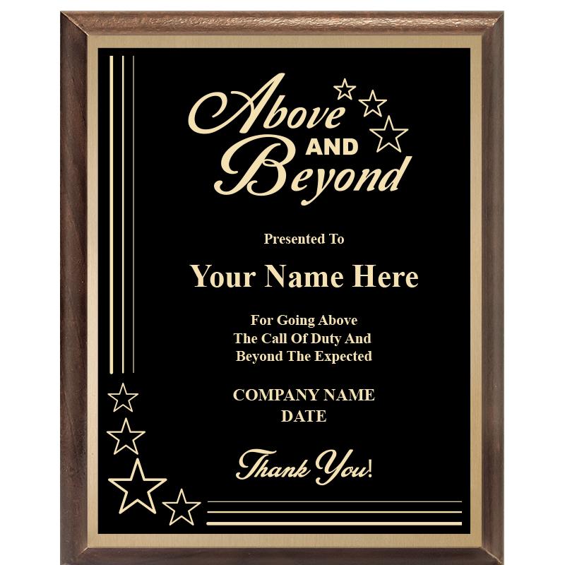 Thank You For Going Above And Beyond