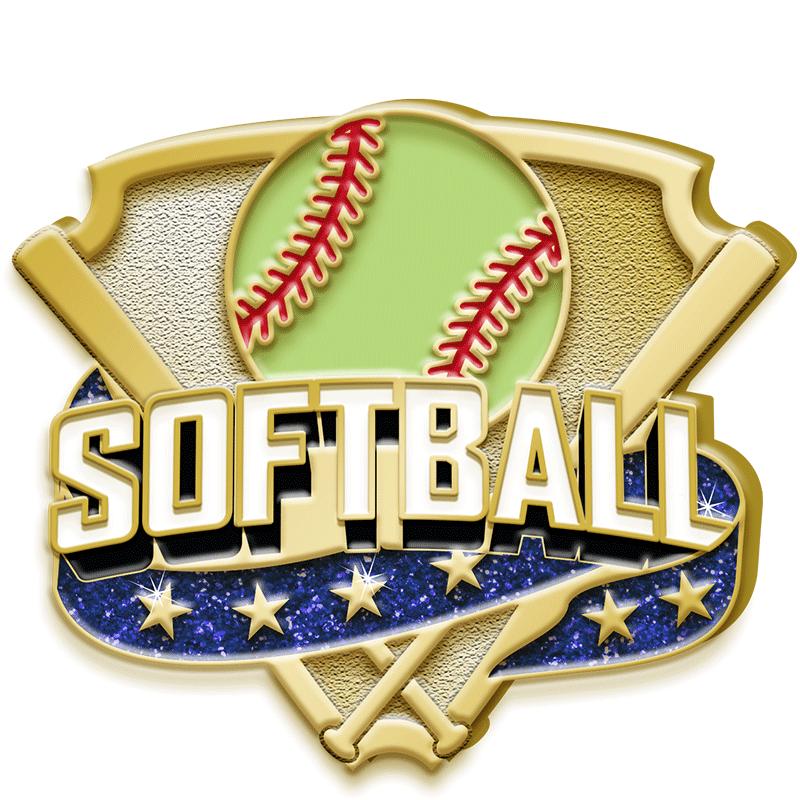 Softball Pins - Crown Awards