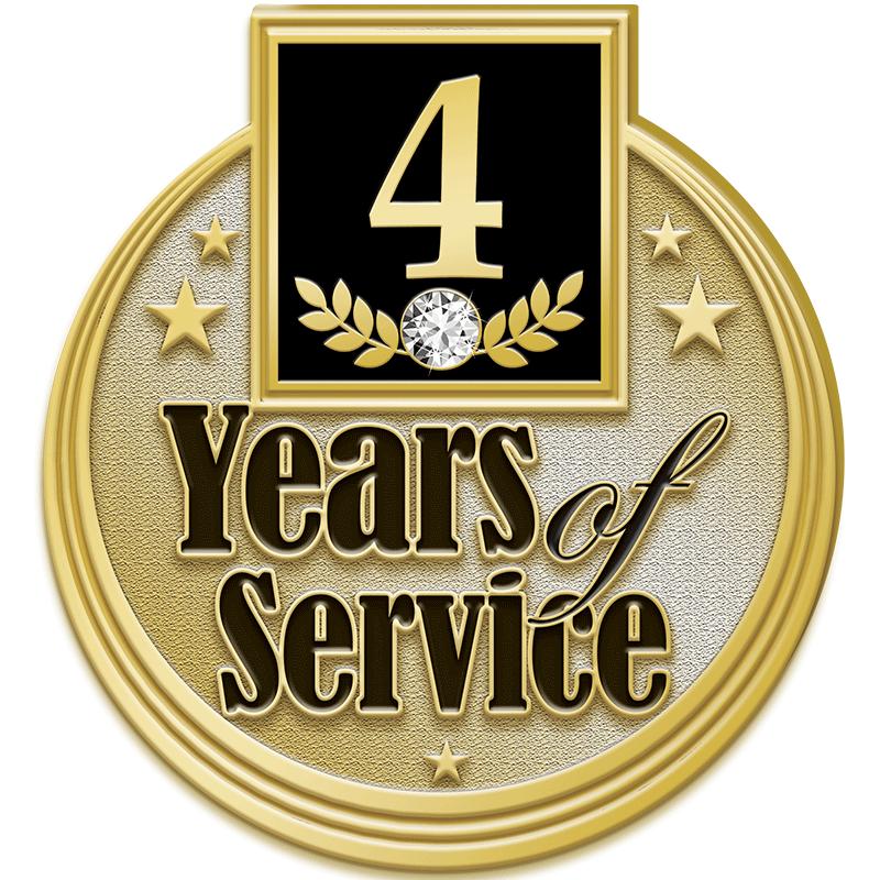 Years of Service Lapel Pins - Crown Awards