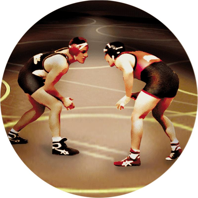 Wrestling Ribbons - Crown Awards